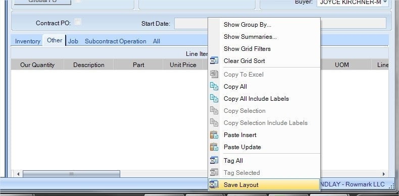 Epicor Paste Insert Feature | Aligned Solutions Consulting